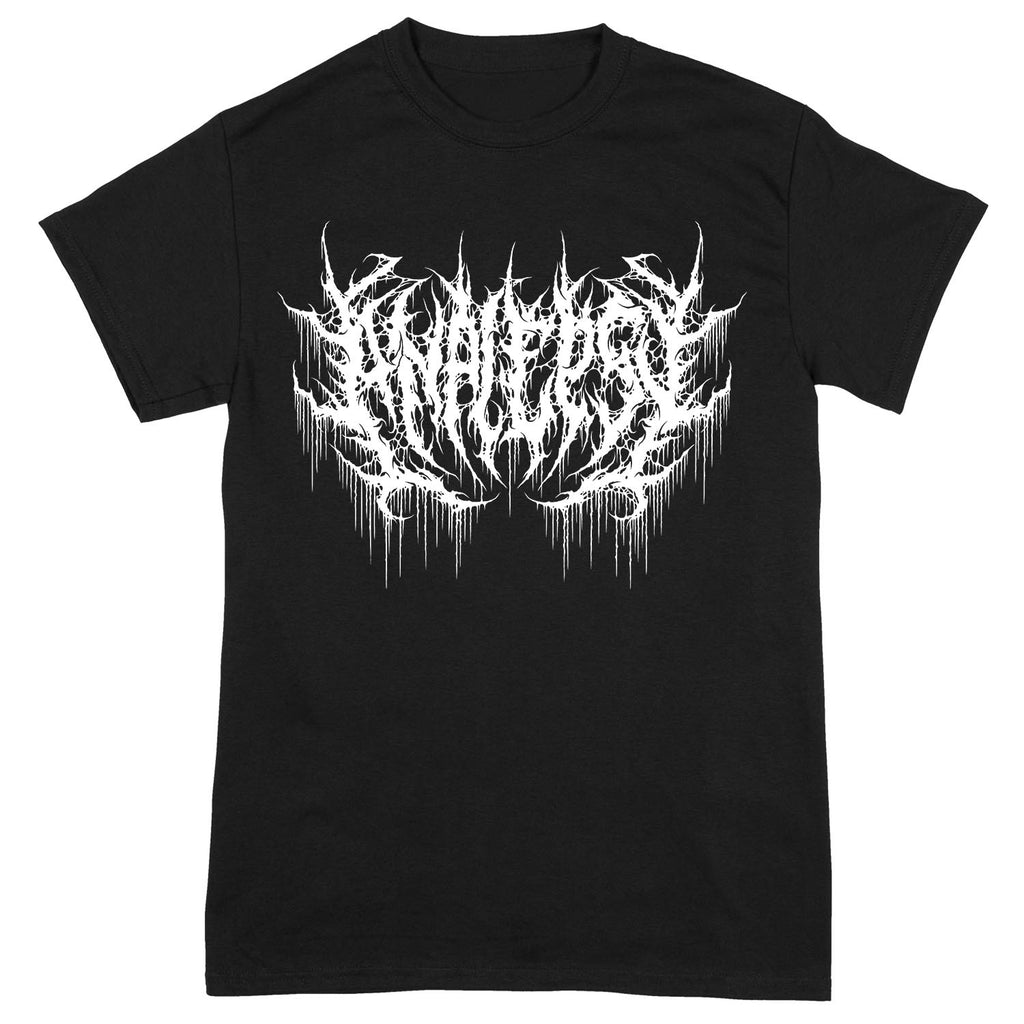 Analepsy - White Drip Logo (T-Shirt) – Miasma Records